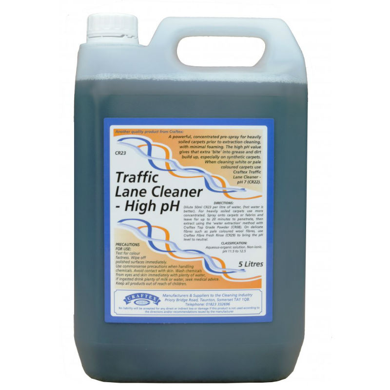 Craftex Traffic Lane Cleaner - High pH | Craftex chemicals | Carpet ...