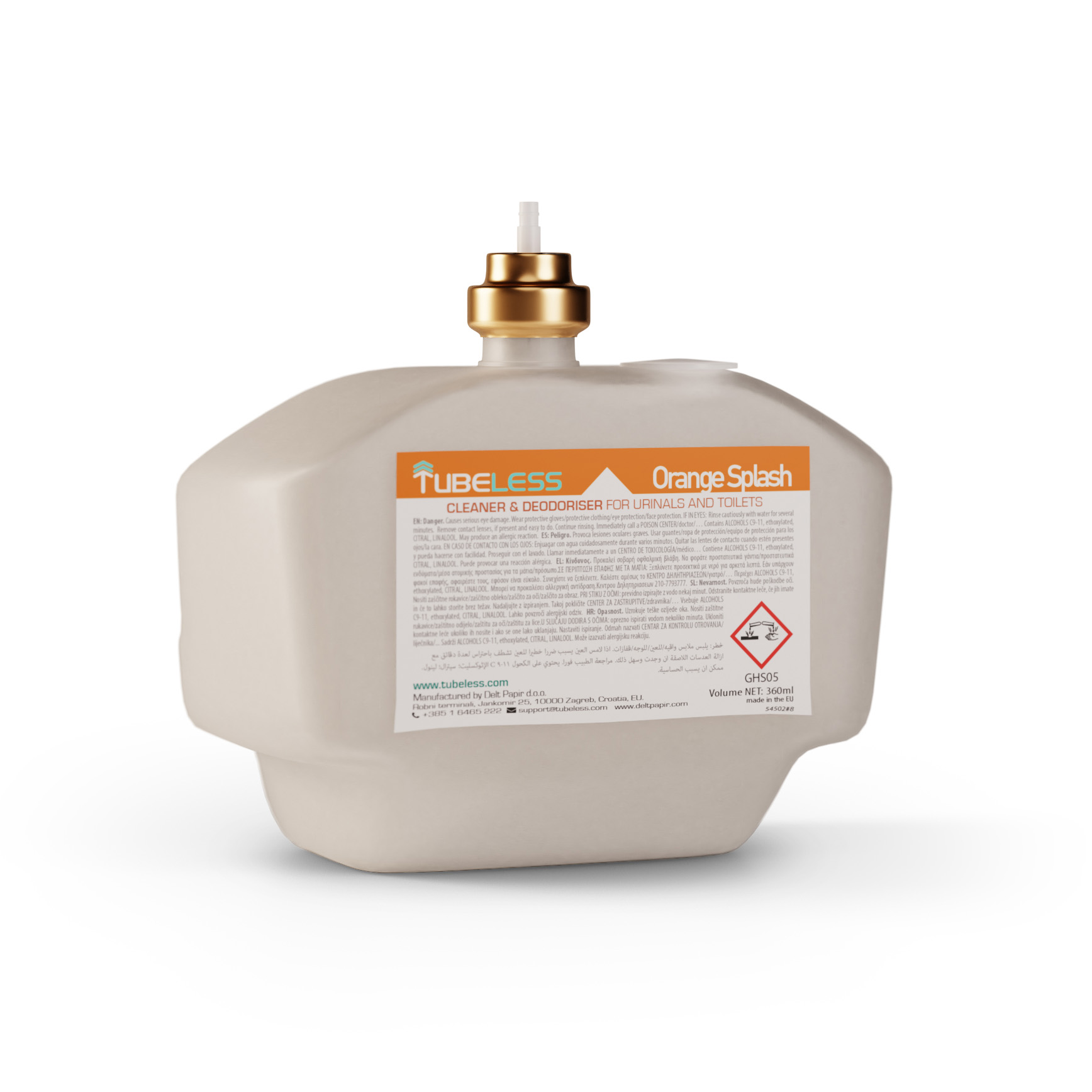 Tubeless Autoclean Orange Splash refill - 360ml | Foremost