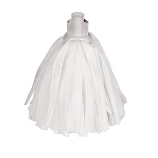 Twister fitting screw threaded fabric sorb mop - white socket | Mop ...
