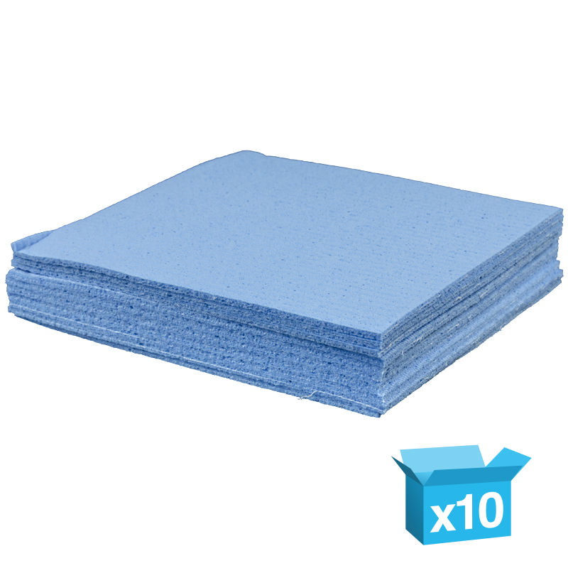 Blue sponge cloths | Medium and heavy cleaning cloths | Cloths ...